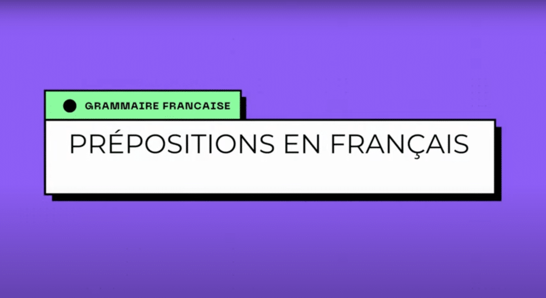 Les Prépositions en Francais - French Grammar Basics - Talkpal