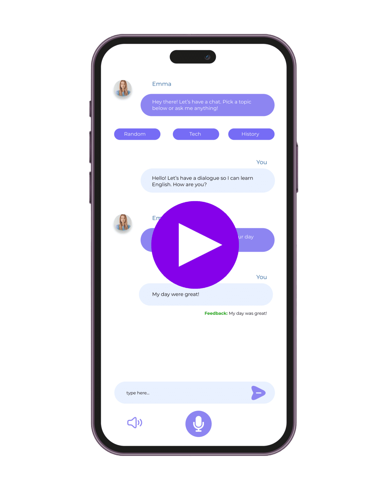 Professeur de langues AI - TalkPal