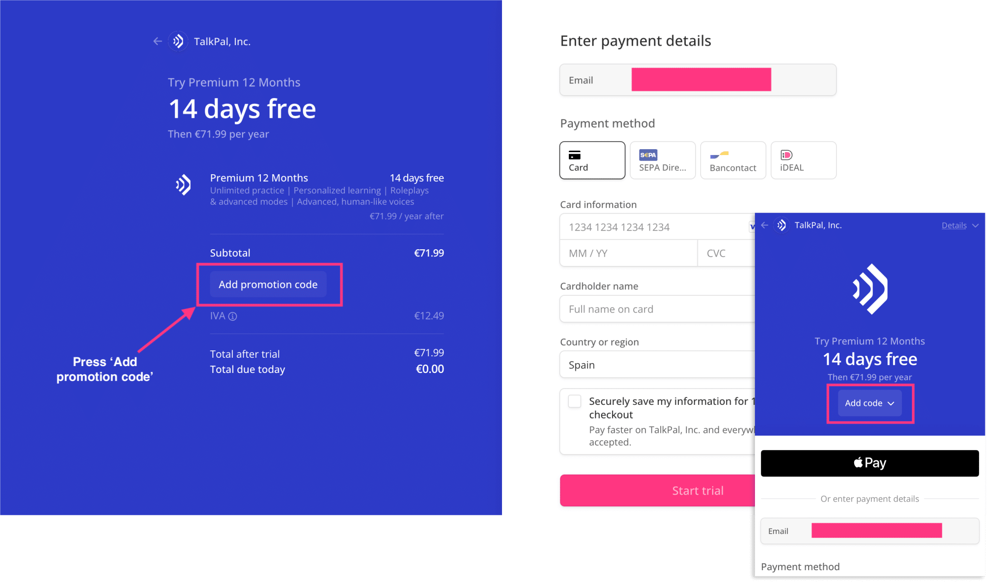 Instructions for Adding Coupon Code in Stripe Checkout - Talkpal